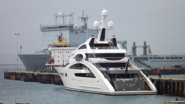 Last minute superyacht berths available at Portland Port for the Olympics